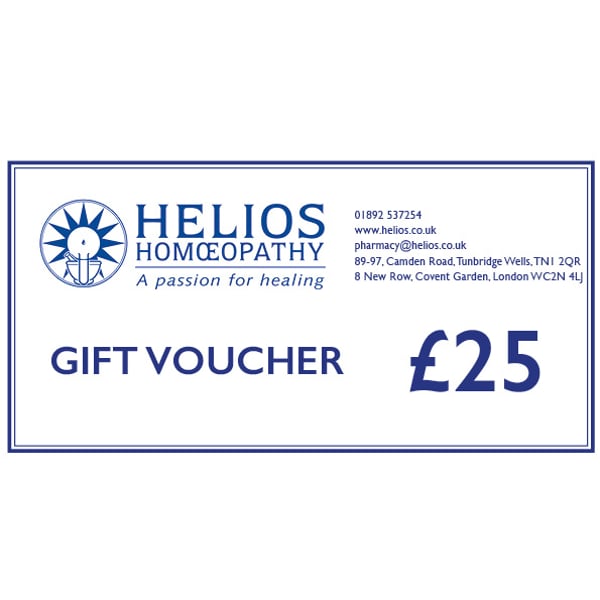 Helios Homeopathy - Shop - Helios Gift Voucher £25