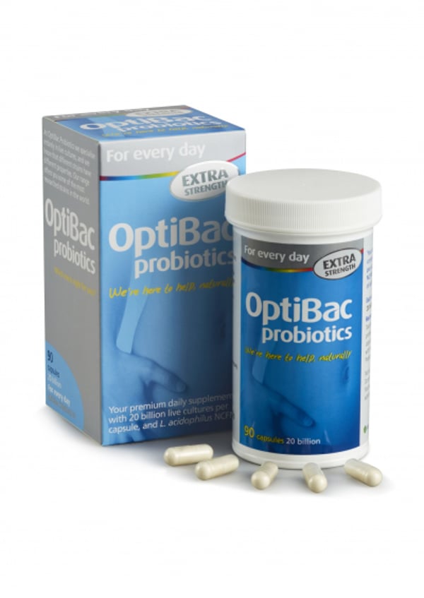 Helios Homeopathy - Shop - OPTIBAC Every day Extra Strength 90 Capsules