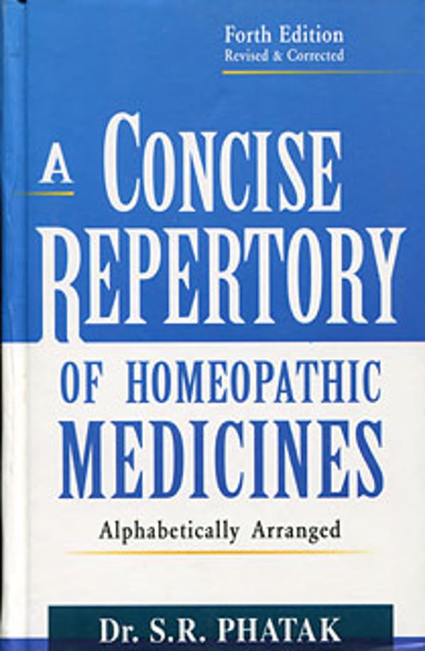 Helios Homeopathy - Shop - Concise Repertory of Homeopathic Remedies