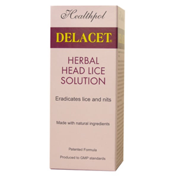 Helios Homeopathy - Shop - Delacet Herbal Head Lice Solution 100ml