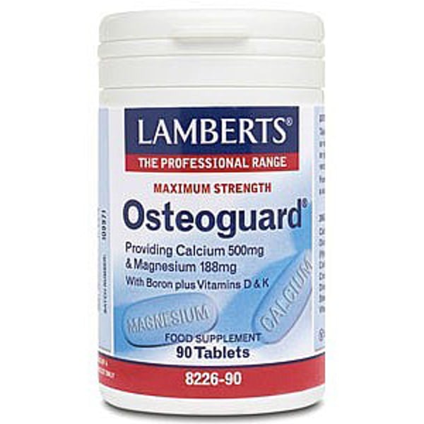 Helios Homeopathy - Shop - Osteoguard 90 Tablets Lamberts