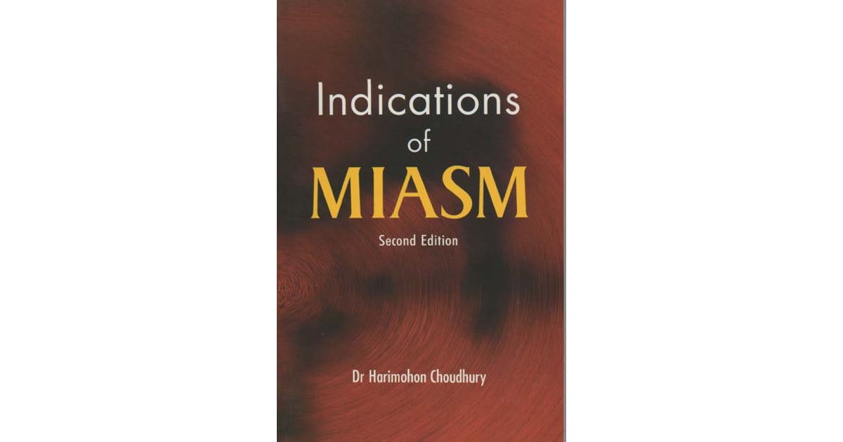 Helios Homeopathy - Shop - Indications Of Miasm (Indian Edition)