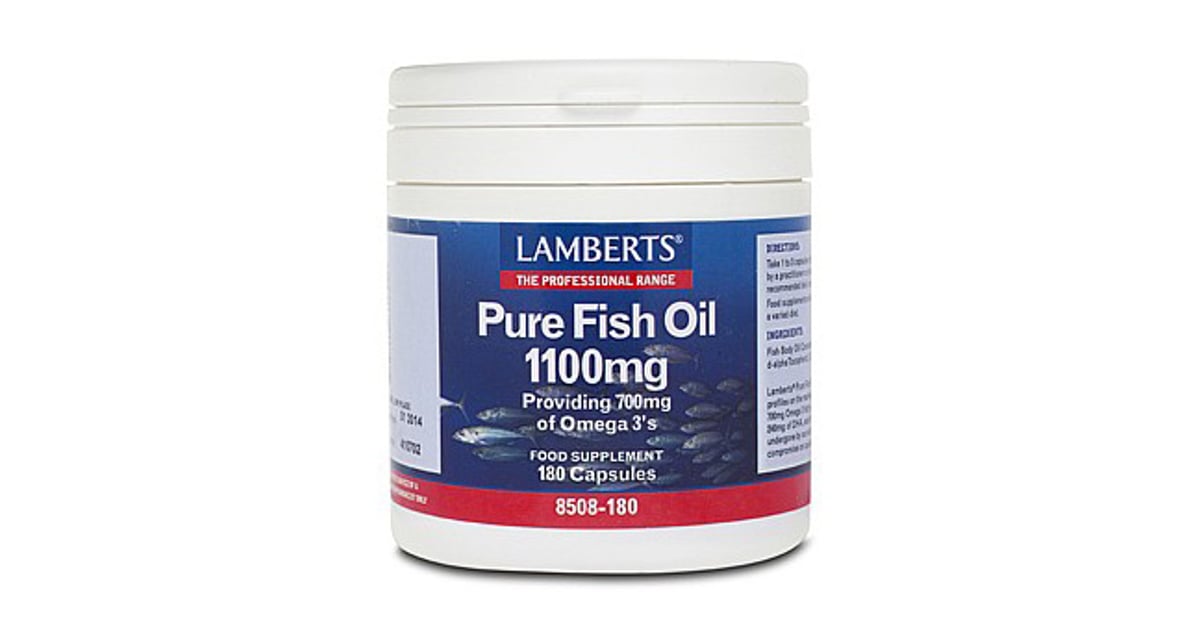 Helios Homeopathy - Shop - Pure Fish Oil 1100mg 180 Capsules Lamberts